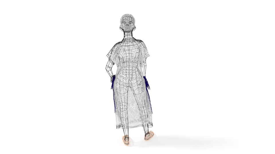 ArtStation - Low Poly Retro Woman | Resources