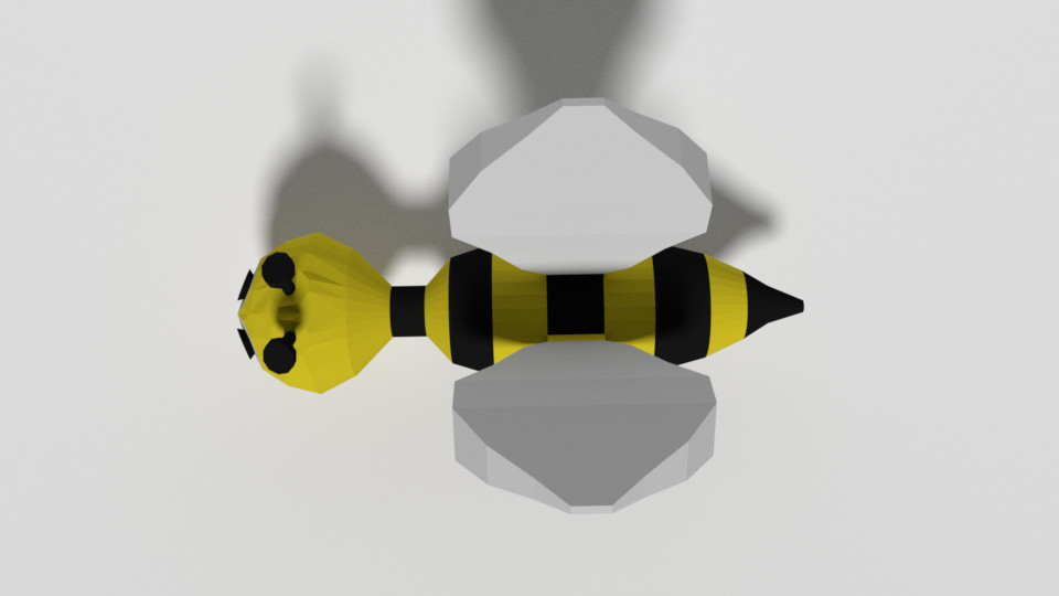 ArtStation - Low Poly Cartoon Bee Toy | Resources