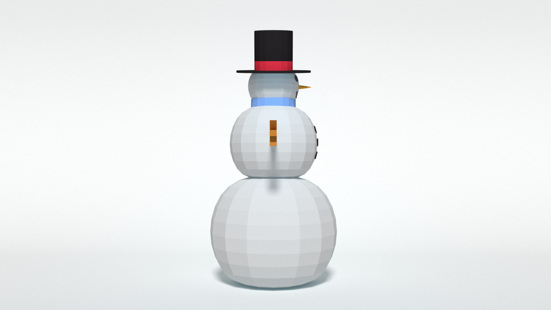 ArtStation - Low Poly Cartoon Snowman | Resources