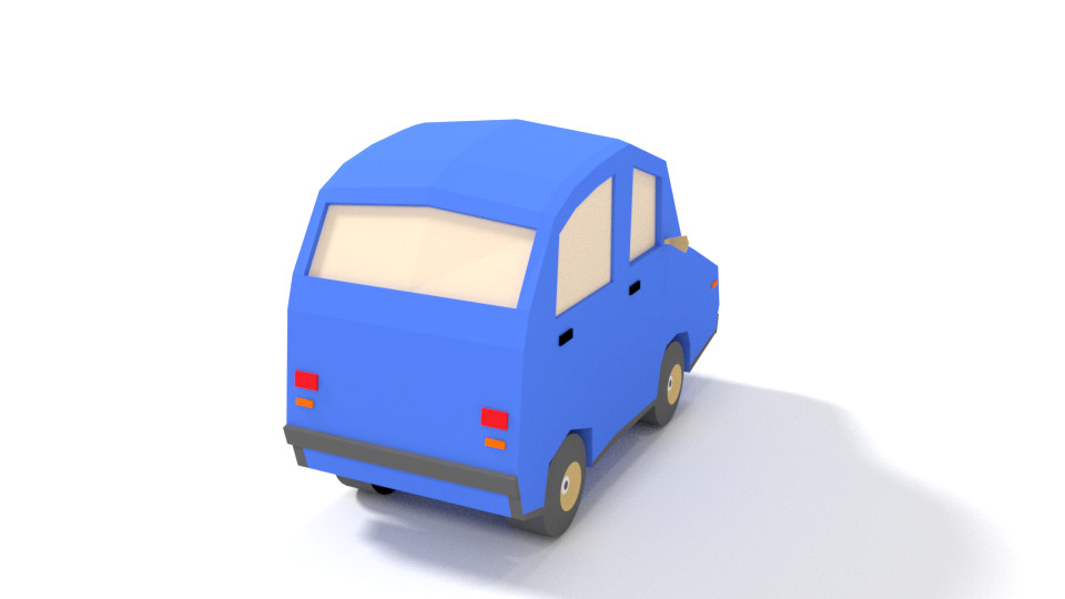 ArtStation - Low Poly Cartoon Car | Resources