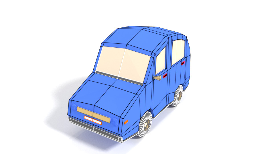 ArtStation - Low Poly Cartoon Car | Resources
