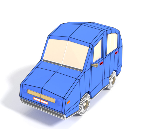 ArtStation - Low Poly Cartoon Car | Resources
