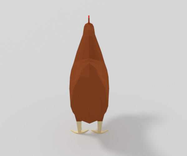 ArtStation - Low Poly Cartoon Chicken | Resources