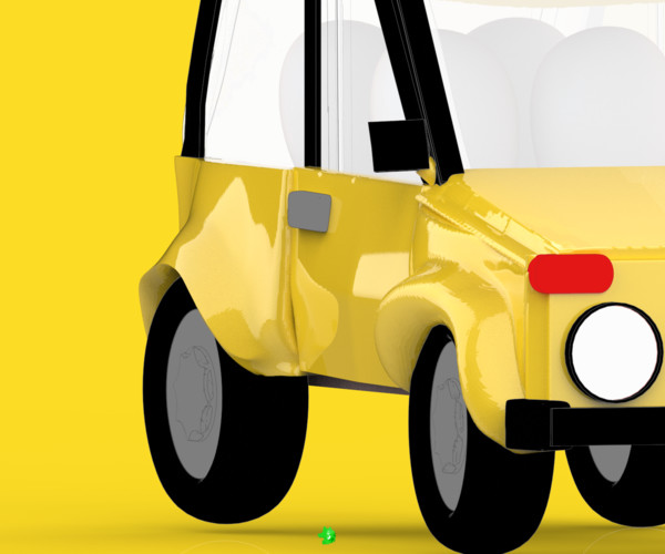 ArtStation - Yellow Car Model | Resources