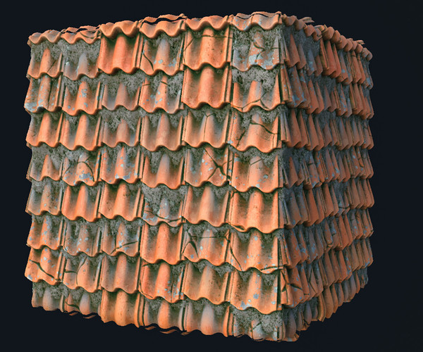 ArtStation - Roof Tile | Game Assets