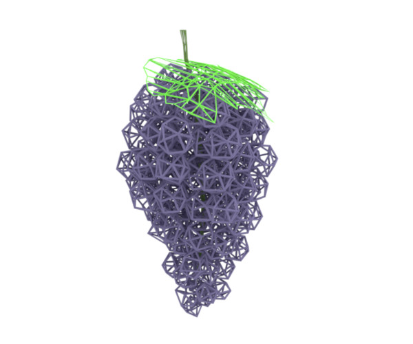 ArtStation - Low Poly Cartoon Grape | Resources