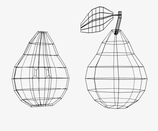 ArtStation - Low Poly Cartoon Pear | Resources
