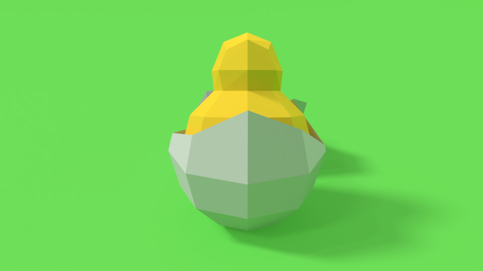 ArtStation - Low Poly Cartoon Chick | Resources