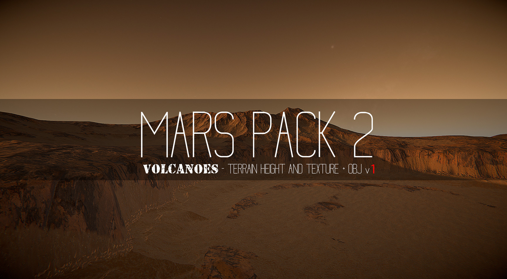 ArtStation - Mars Pack 2 - Volcanoes | Resources