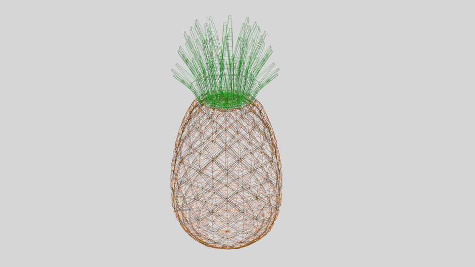 ArtStation - Low Poly Cartoon Pineapple | Resources