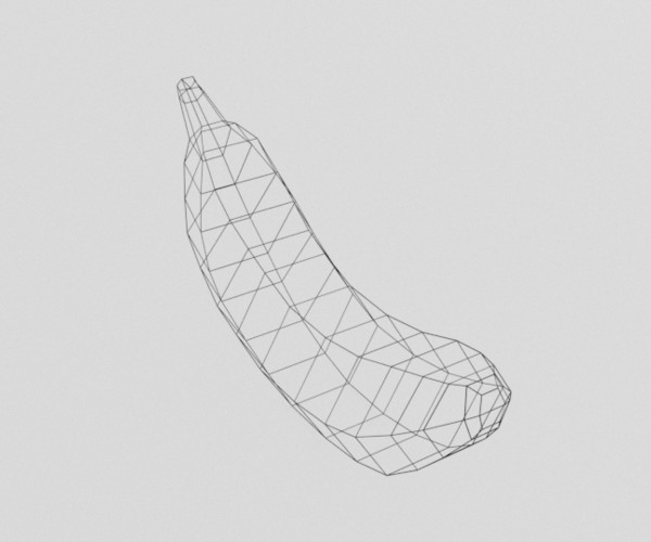 ArtStation - Low Poly Cartoon Banana | Resources