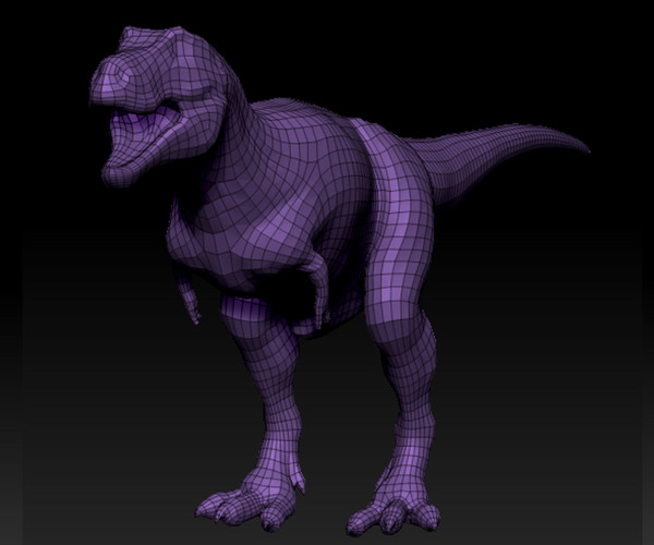 ArtStation - T-Rex Base Mesh OBJ | Resources