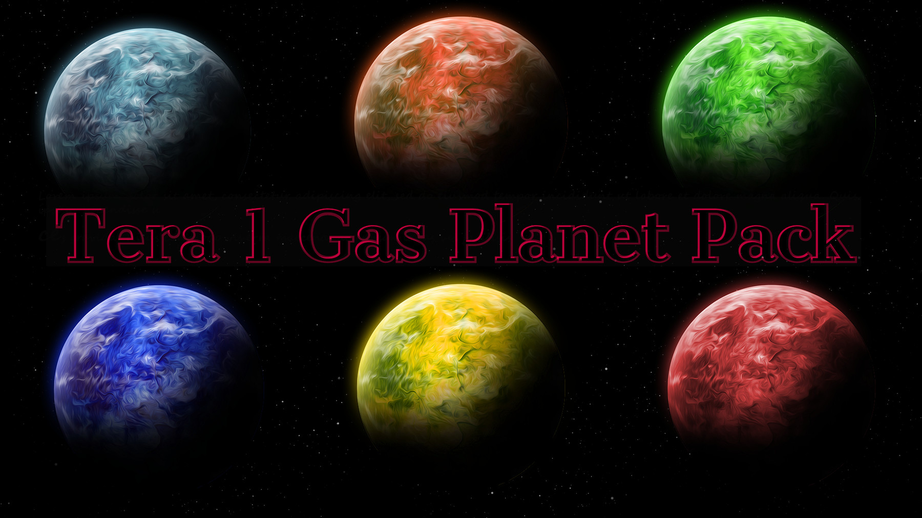 Gas Planets Colorful