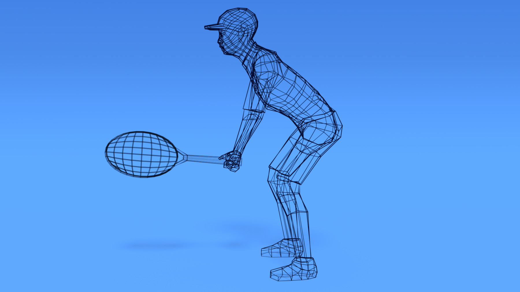 ArtStation - Low Poly Kid Playing Tennis | Resources