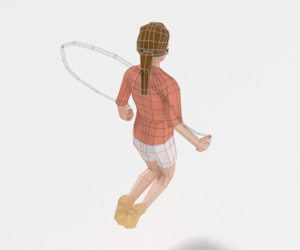 ArtStation - Low Poly Kids Playing Collection | Resources