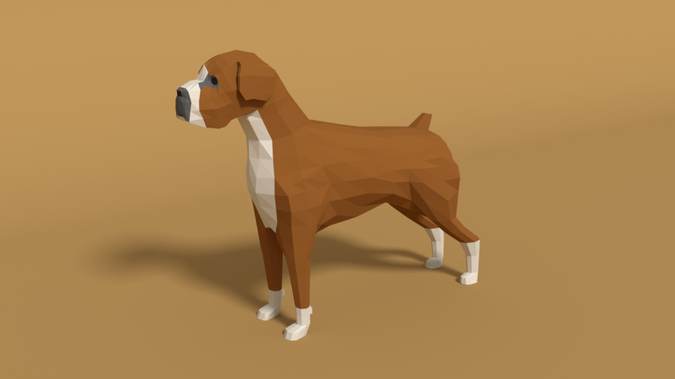 ArtStation - Low Poly Cartoon Dog Pack 3D Model Collection | Resources