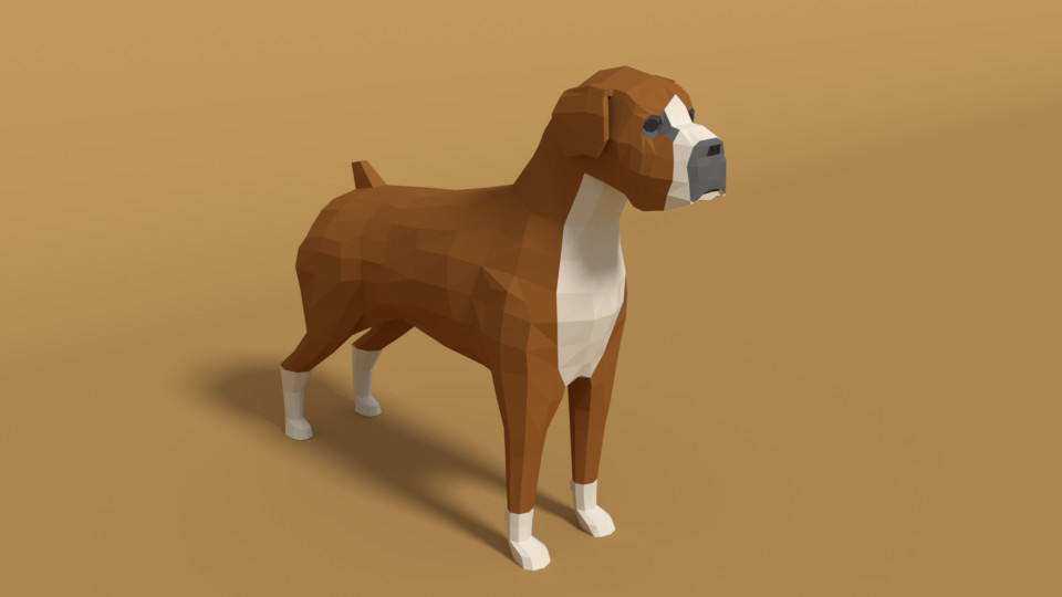 ArtStation - Low Poly Cartoon Dog Pack 3D Model Collection | Resources