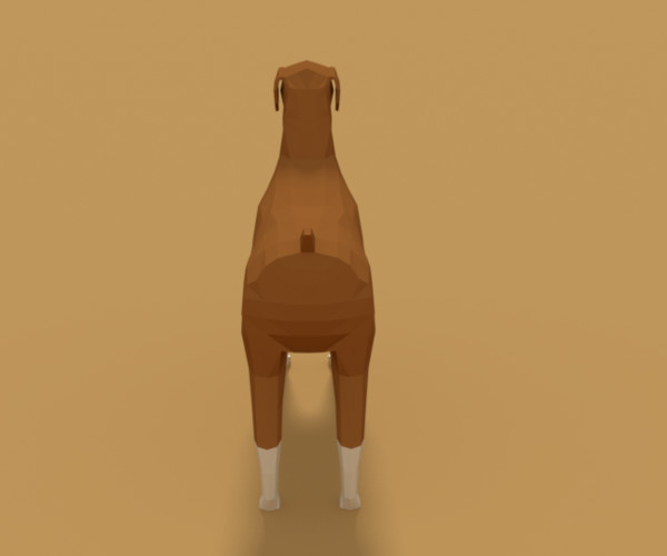 ArtStation - Low Poly Cartoon Dog Pack 3D Model Collection | Resources