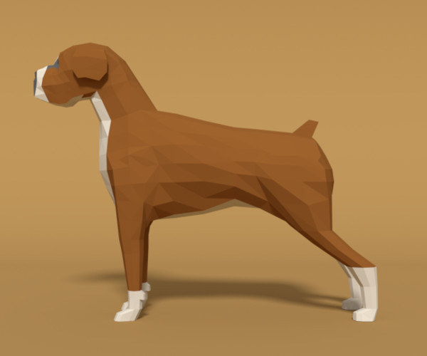 ArtStation - Low Poly Cartoon Dog Pack 3D Model Collection | Resources