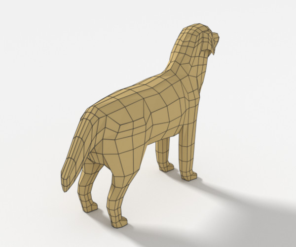 ArtStation - Low Poly Cartoon Dog Pack 3D Model Collection | Resources