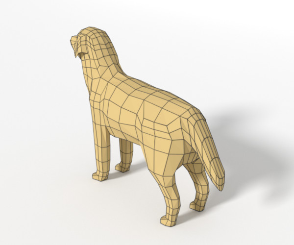 ArtStation - Low Poly Cartoon Dog Pack 3D Model Collection | Resources