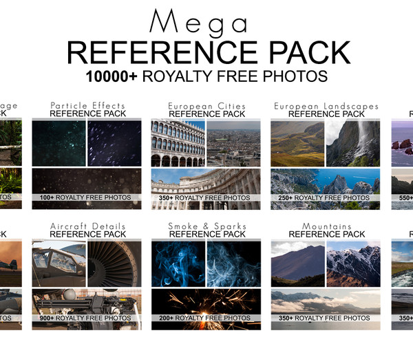 ArtStation - Mega Reference Pack - 10,000+ Royalty Free Photos | Resources