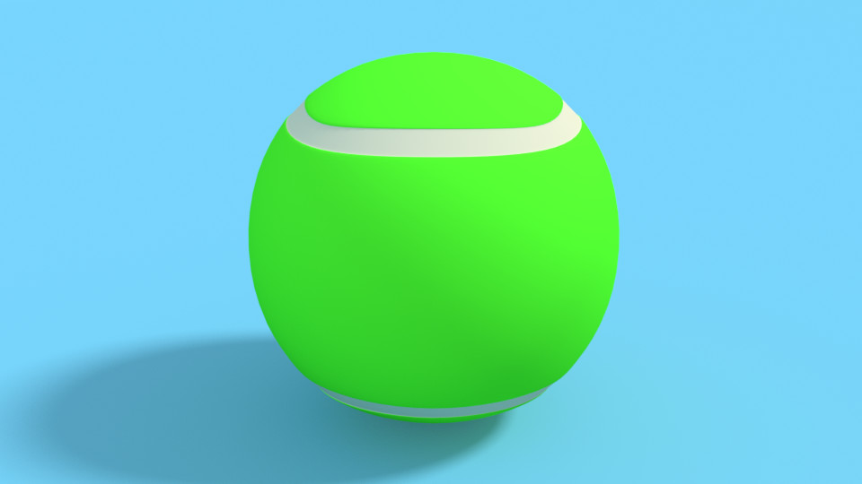 ArtStation - Low Poly Cartoon Tennis Ball | Resources