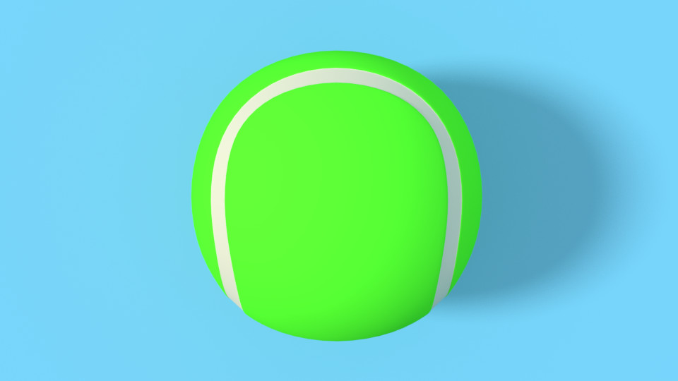 ArtStation - Low Poly Cartoon Tennis Ball | Resources