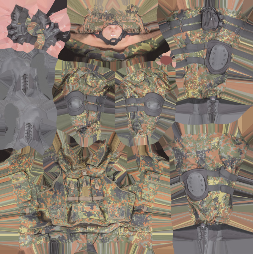 ArtStation - Animated soldier in Bundeswehr military uniform 12 | Game ...