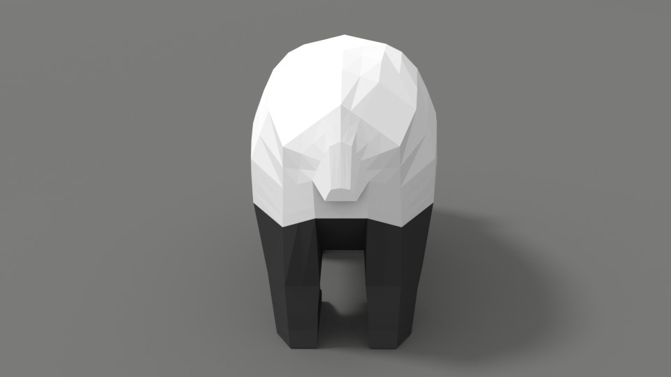 ArtStation - Low Poly Cartoon Panda | Resources