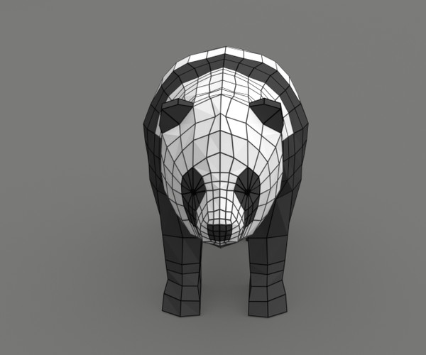 ArtStation - Low Poly Cartoon Panda | Resources