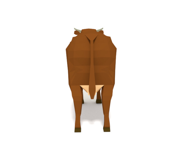 ArtStation - Low Poly Cartoon Cow | Resources