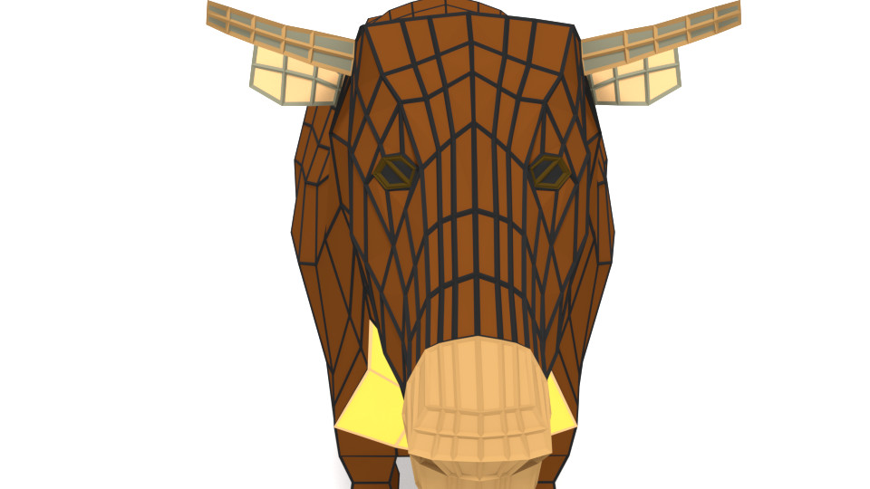 ArtStation - Low Poly Cartoon Cow | Resources
