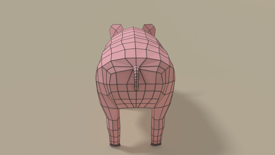 ArtStation - Low Poly Cartoon Pig | Resources