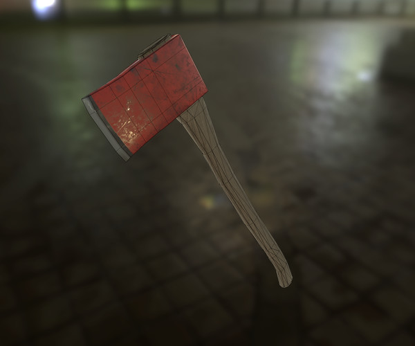 ArtStation - Low Poly Realistic Axe | Game Assets