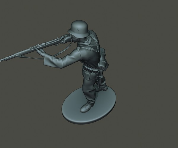 ArtStation - German soldier ww2 Shoot Stand G1 | Resources