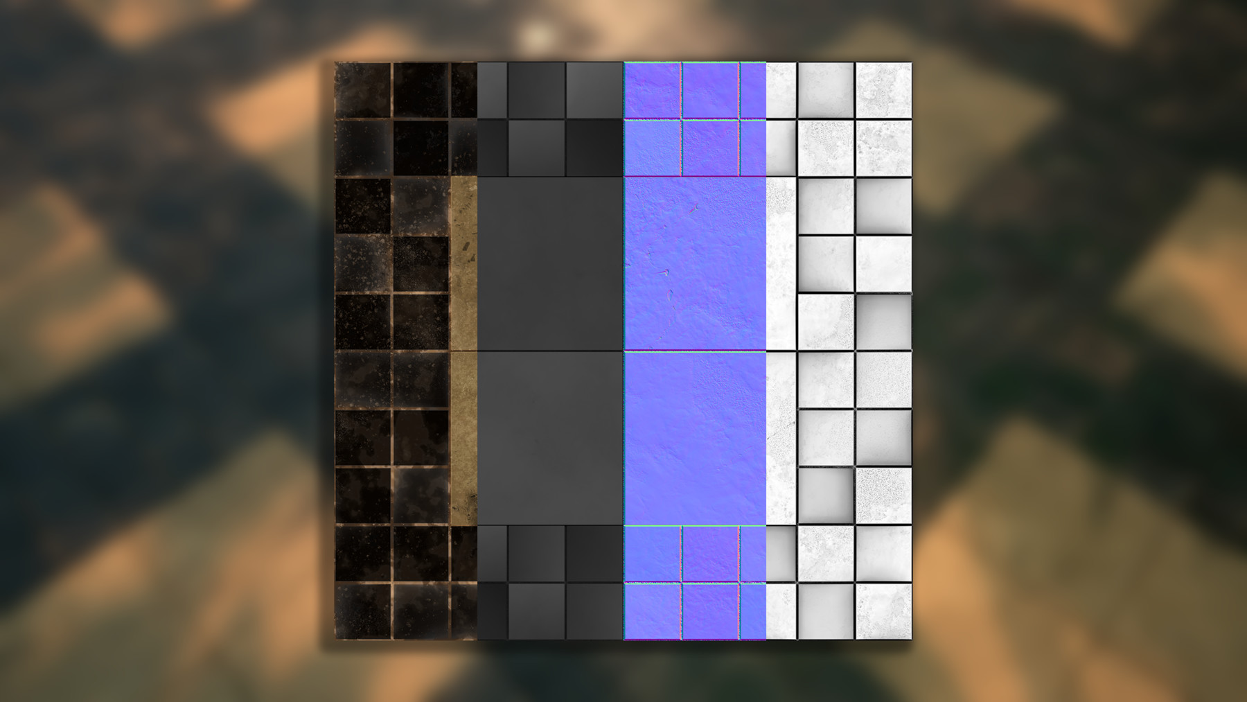 ArtStation - Tactile Pavement and tiles - Substance Designer - 100% ...