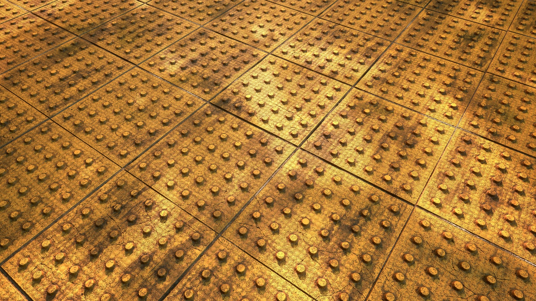 ArtStation - Tactile Pavement and tiles - Substance Designer - 100% ...