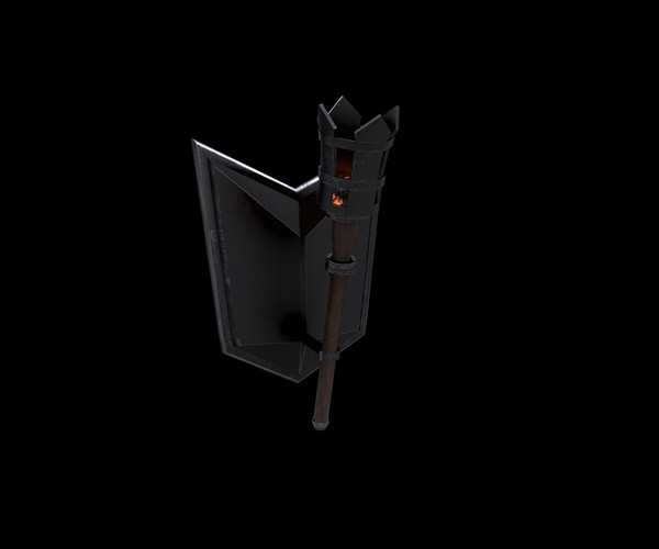 ArtStation - Stylized Medieval Torch | Game Assets