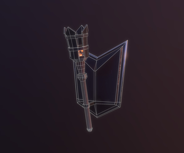 ArtStation - Stylized Medieval Torch | Game Assets