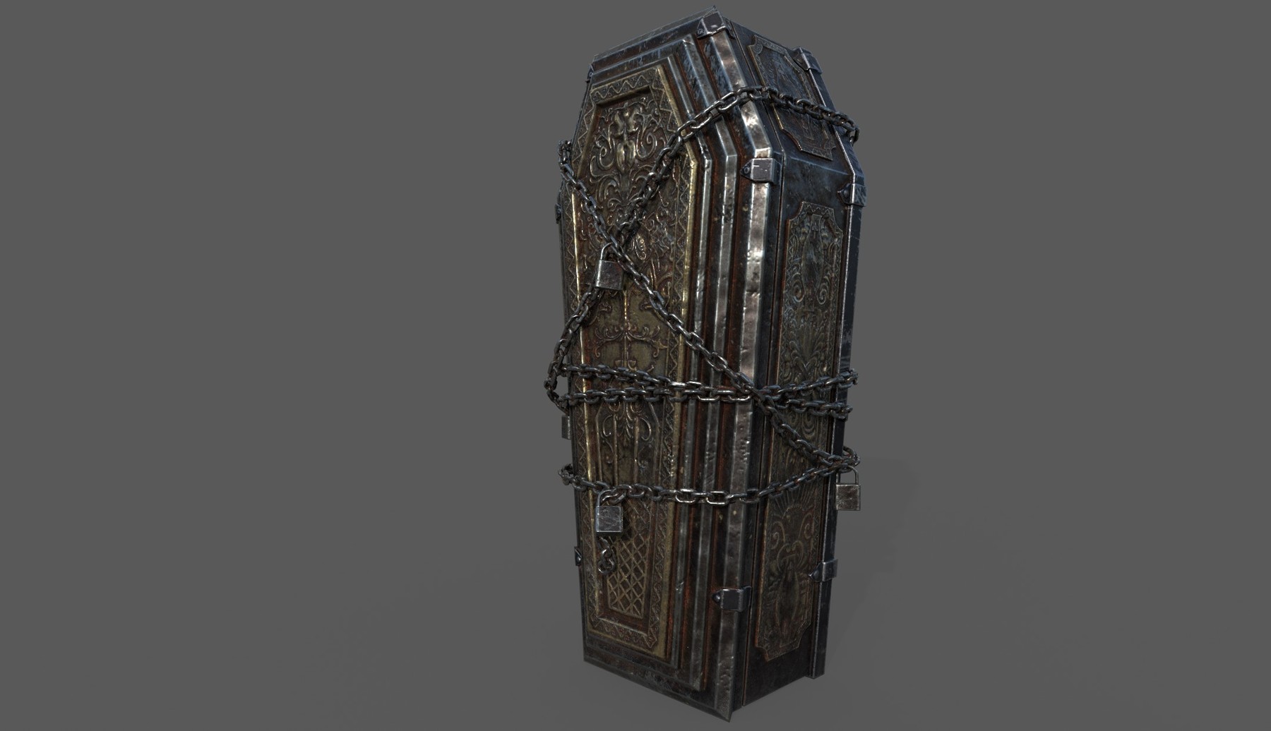 ArtStation - Bloodborne Style Coffin | Game Assets