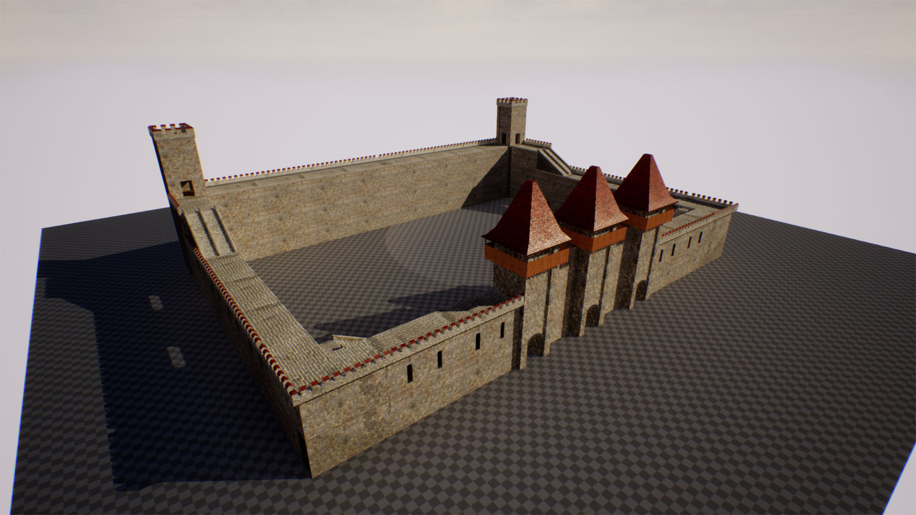 ArtStation - Modular Castle Pack (UNREAL ENGINE 4 PROEJCT!) | Game Assets