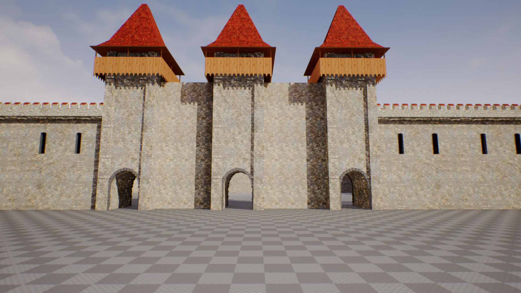 ArtStation - Modular Castle Pack (UNREAL ENGINE 4 PROEJCT!) | Game Assets