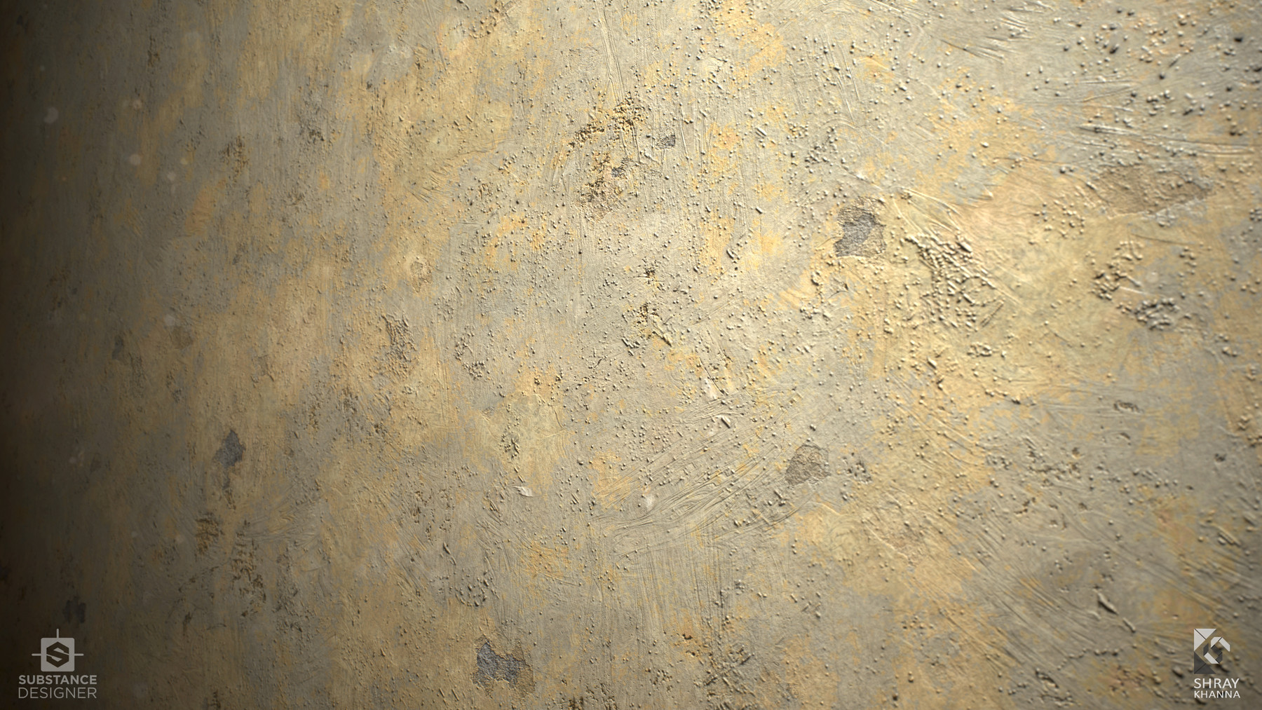 ArtStation - Substance Material I Plaster Wall Basic I Free | Tutorials