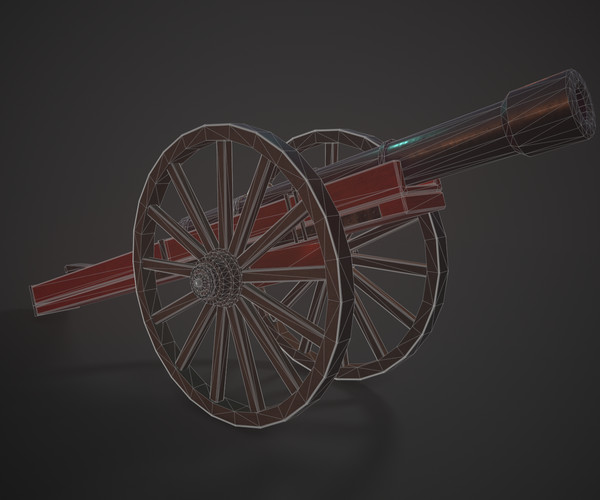 ArtStation - Stylized Medieval Cannon | Game Assets