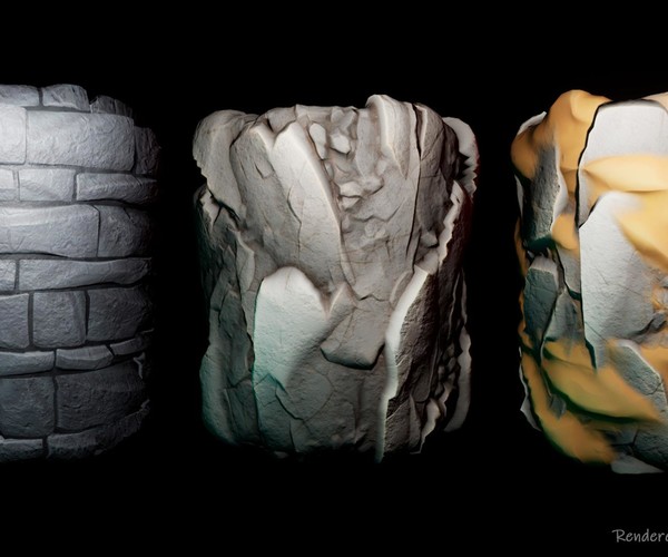 ArtStation - Another Stylized Material Collection 1 | Game Assets