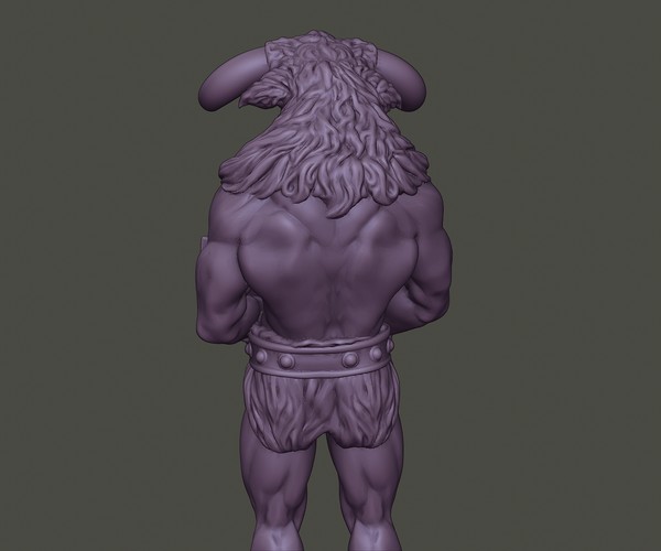 ArtStation - Minotaur Warrior Guard two Axes | Resources