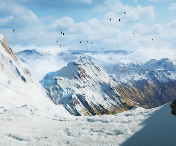 ArtStation - Mountain River Valley Environment - Unity 2017+ Project ...