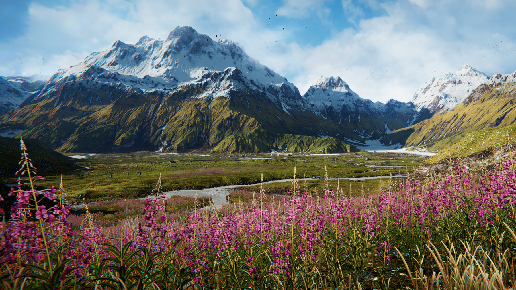 ArtStation - Mountain River Valley Environment - Unity 2017+ Project ...