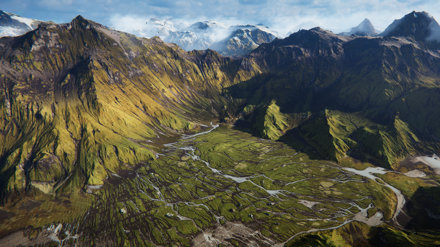 ArtStation - Mountain River Valley Environment - Unity 2017+ Project ...